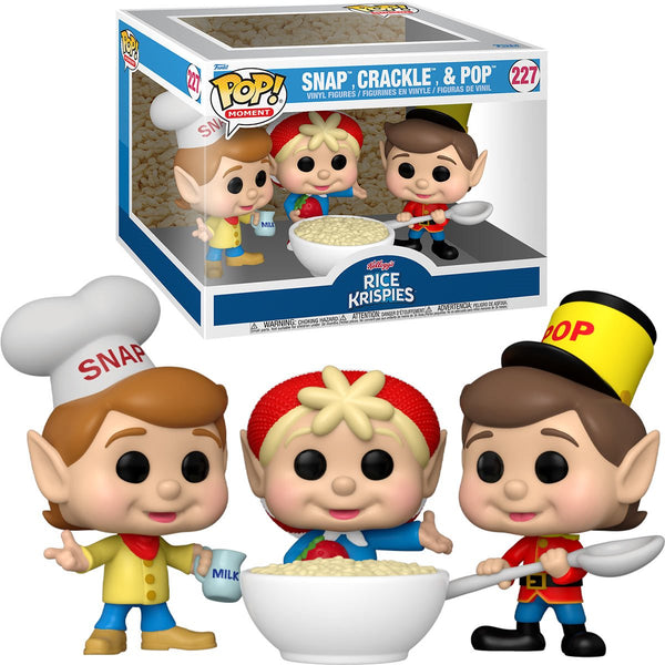 Funko Pop! Moment #227 - Kellogg's Rice Krispies Snap, Crackle, and Po ...