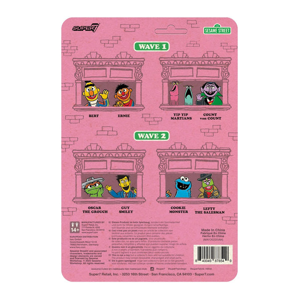 Super 7 ReAction Figures - Sesame Street - Wave 2 - Cookie Monster Act ...