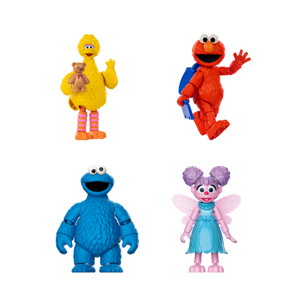 Blokees Sesame Street preCOOL Series 01 - 4 Models: Big Bird, Elmo, Co ...