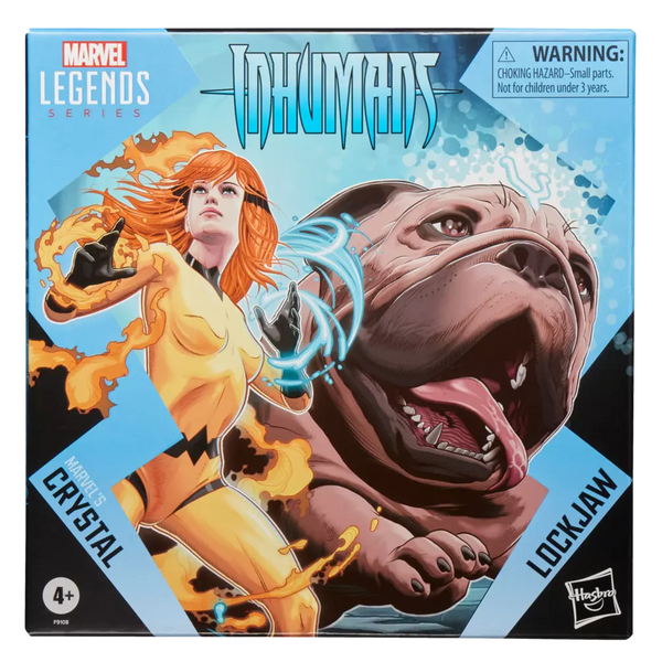 Marvel Legends Series - Inhumans - Crystal and Lockjaw Action Figure ...