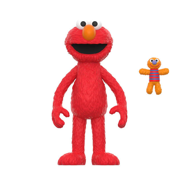 Super7 ReAction Figures - Sesame Street - Wave 4 - Elmo 3.75 Action Fi ...